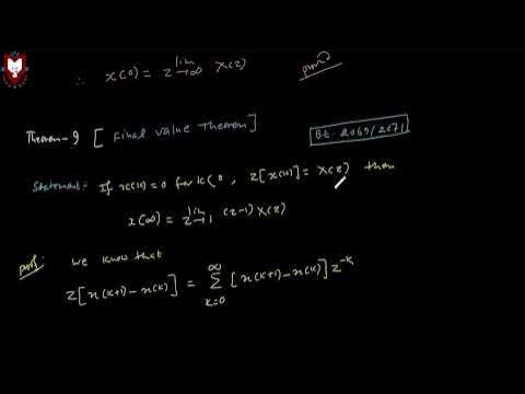 6. Properties Of Z-transform-889-Initial &Final Value Theorems-Proofs ...