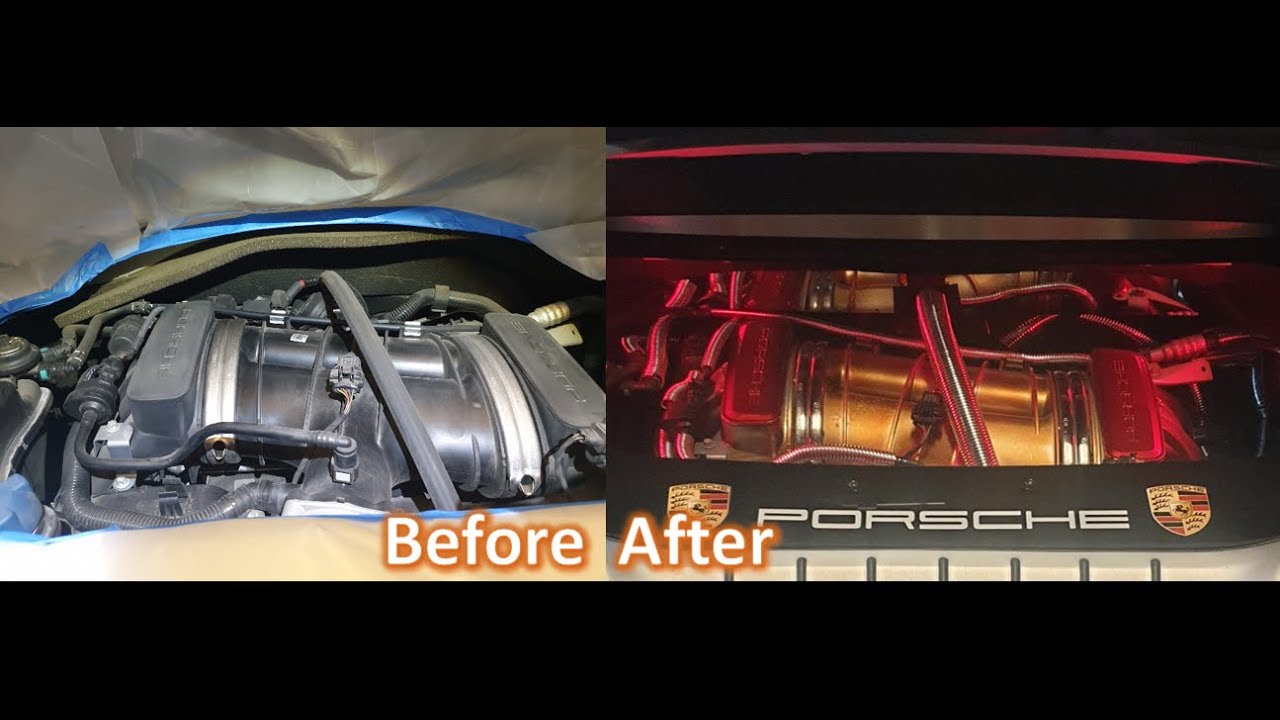 PORSCHE 981 MID-ENGINE MAKE-OVER WITH CLEAR COVER - YouTube