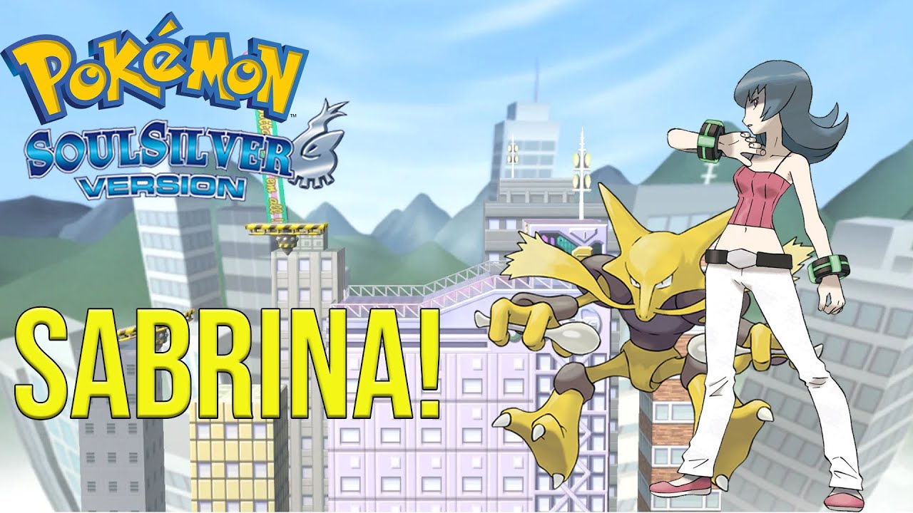 Pokémon Soul Silver - VS Sabrina! - YouTube
