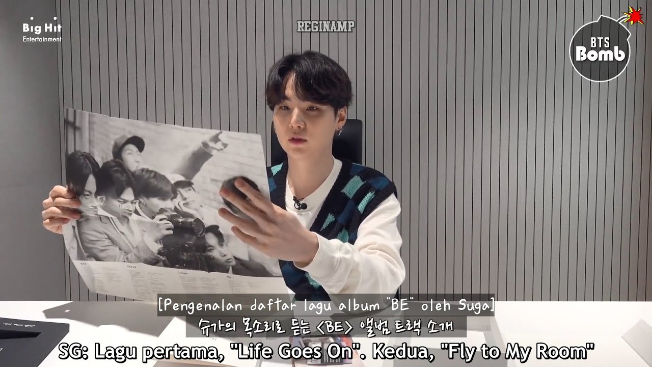 [INDOSUB] [BANGTAN BOMB] SUGA's "BE" Album Review - BTS (방탄소년단) - YouTube