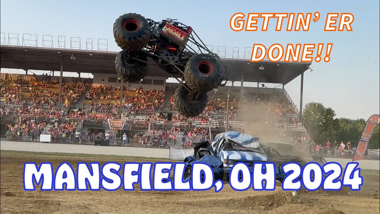 GETTIN’ ER DONE!! | Mansfield, OH 2024 Monster Truck Throwdown Recap ...