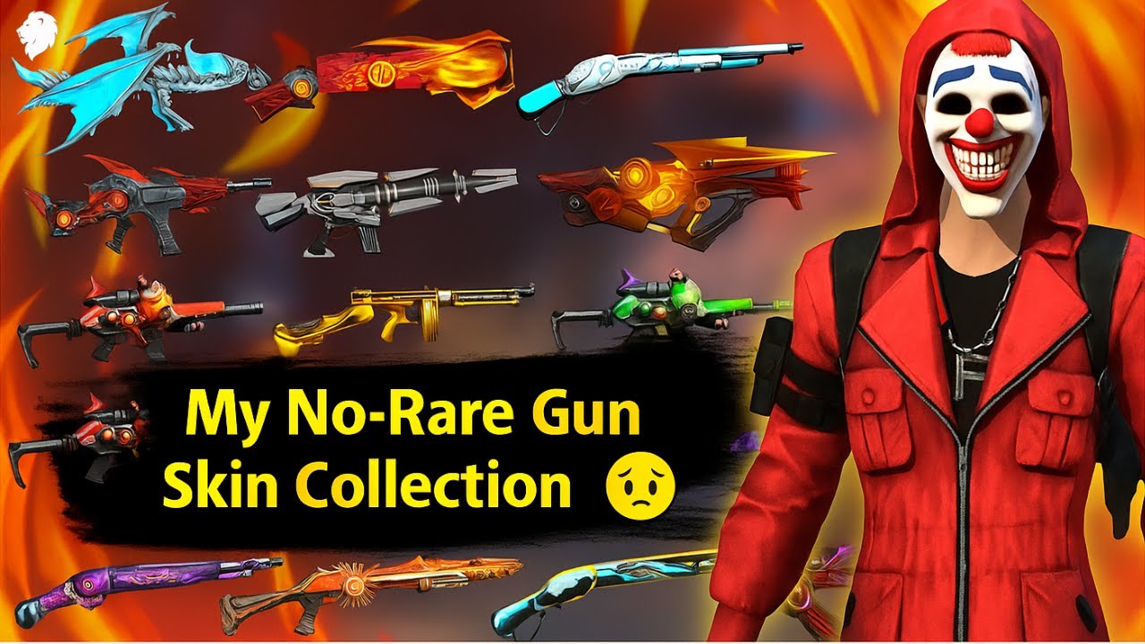My INSANE Free Fire Collection 😱 | Rare ID, Gun Skins & Rare Items Flex ...
