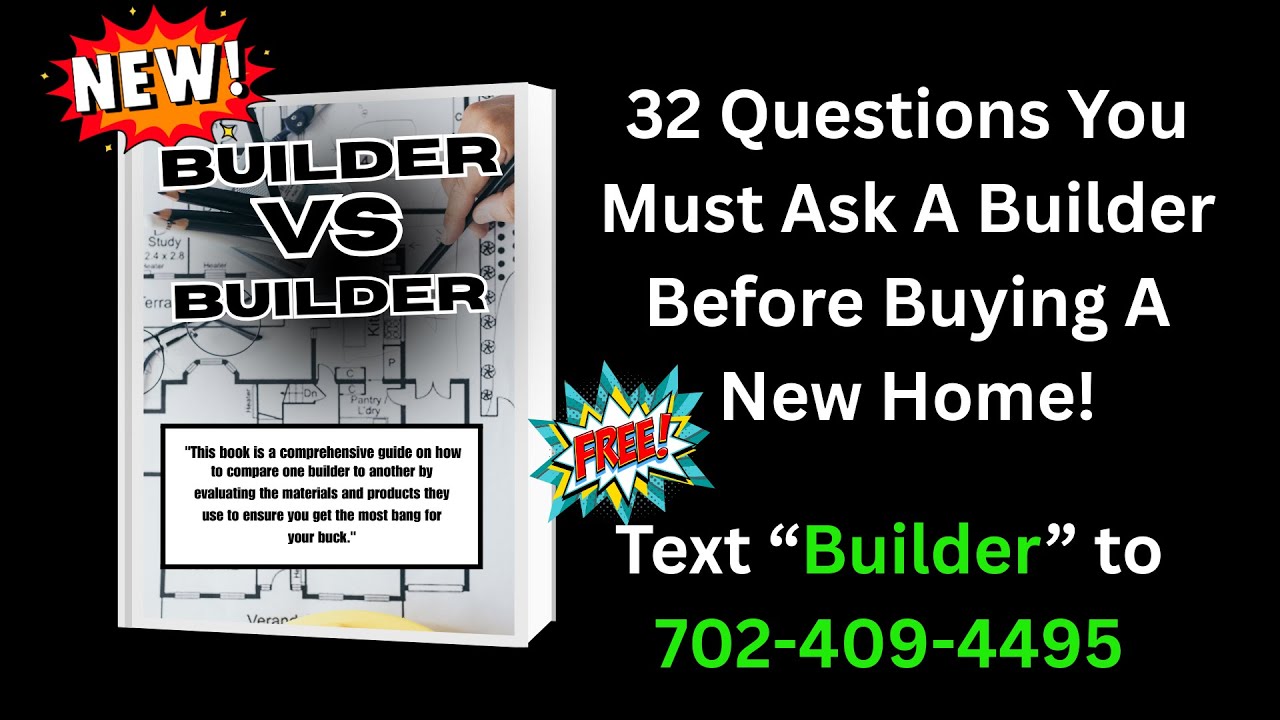 Builder vs Builder "FREE" Book! 32 Question You Must Ask The Builder ...