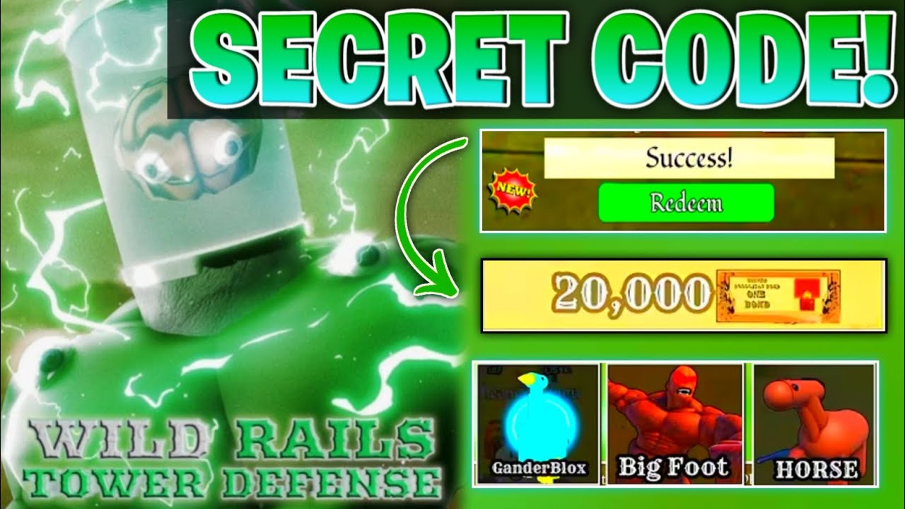 ⚠️UPDATE!💥[CODE]⚠️ WILD RAILS TOWER DEFENSE ROBLOX CODES JUNE 2025 ...