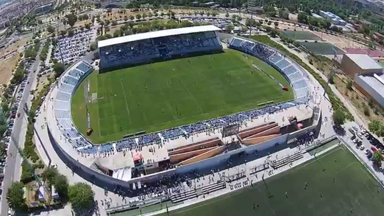 El Lega jugando en Butarque, a vista de drone - YouTube