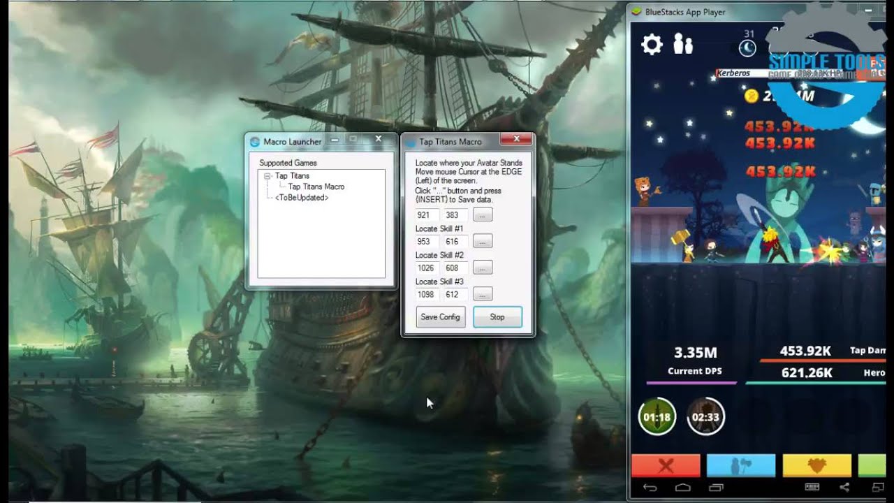 Tap Titan Macro - Auto Clicker (Very fast clicker) - YouTube