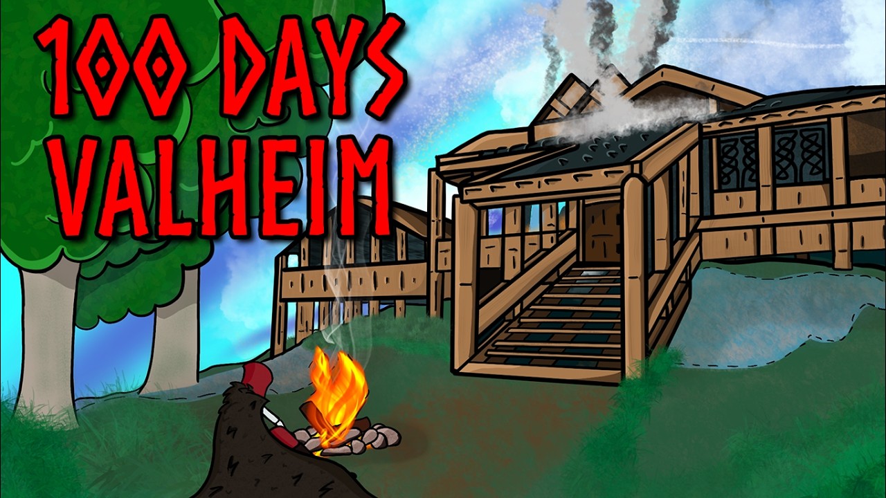 I Played 100 Days of Valheim (FULL MOVIE) - YouTube