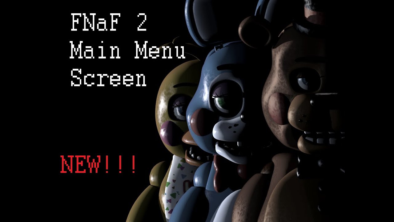 FNAF 2 Main menu screen 1987 - YouTube