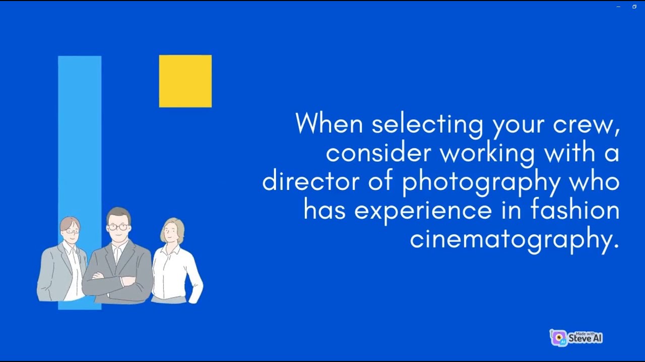 How to use cinematography to create movies about fashion culture | Part ...