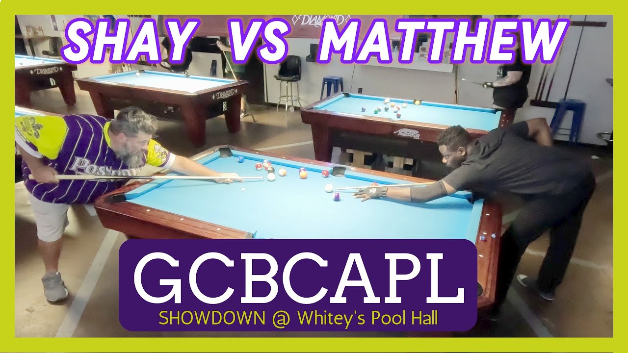 Gulf Coast BCA 8 Ball Pool Match - Shay Vs Matthew at Whitey's Pool ...