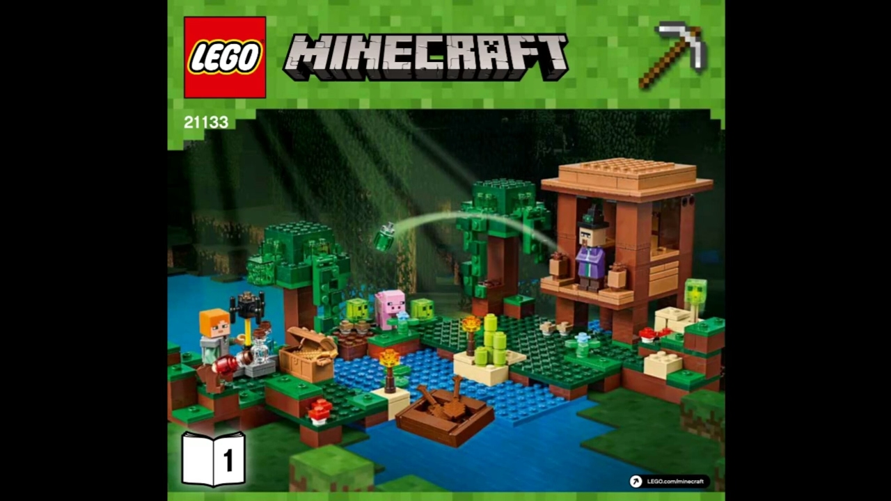 2017 Lego Minecraft The Witch Hut instruction 21133 NEW! - YouTube