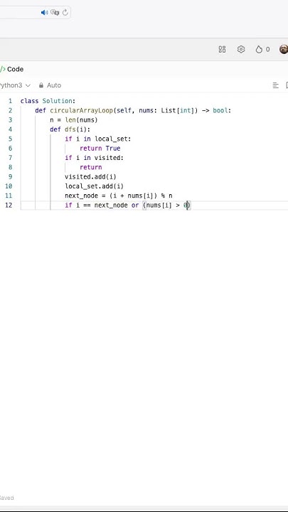 Leetcode 457 Circular Array Loop Leetcodechallenge Python Leetcode 0988