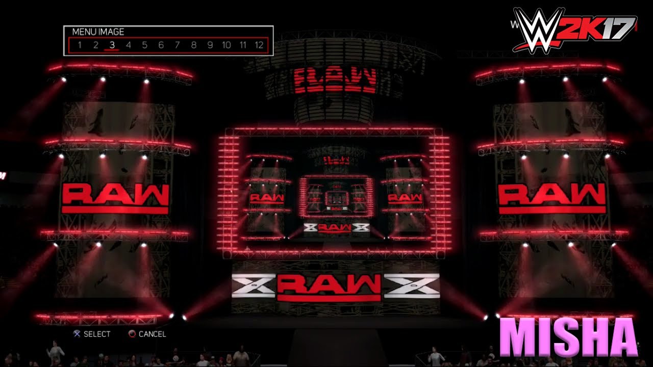 WWE 2K17 Community Showcase:RAW 2017 Arena(XBOX 360/PS3) - YouTube