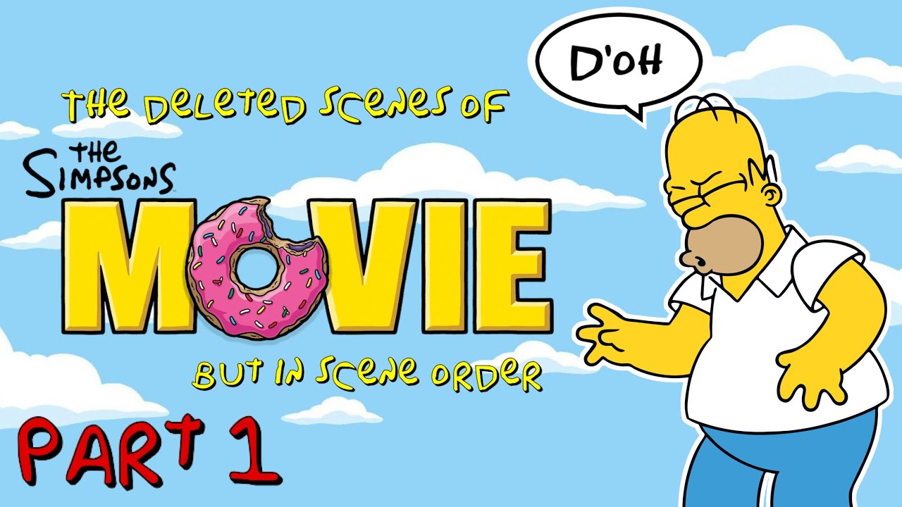 The deleted Scenes of The Simpsons Movie but scene order Part 1 - YouTube
