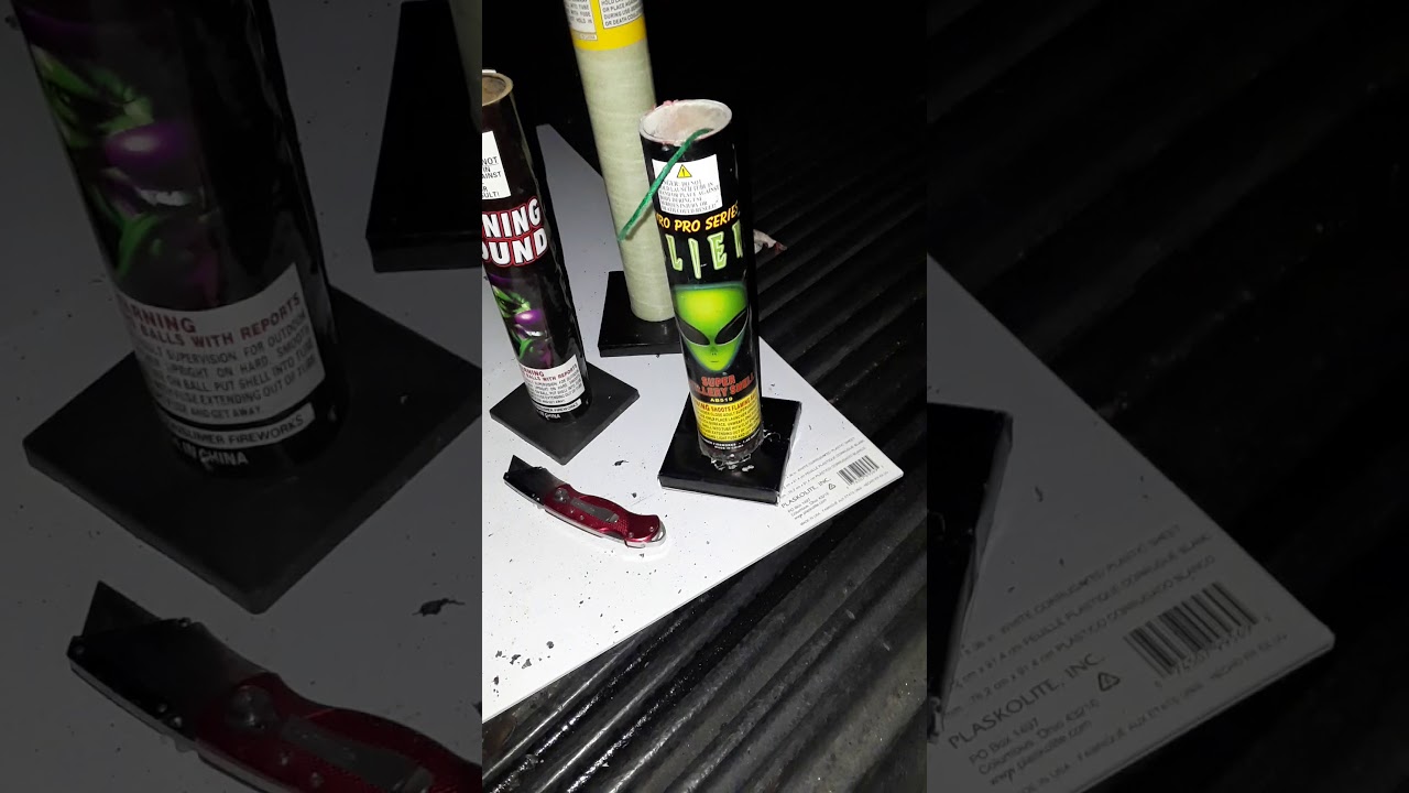 Super Artillery shells by Alien Fireworks - YouTube