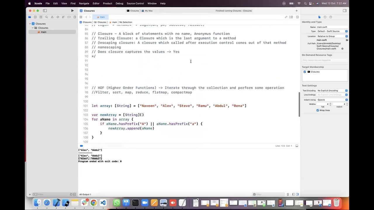 9742735256 - Higher Order Functions in Swift - Filter, map, reduce, Flatmap, compactMap, Sort ...