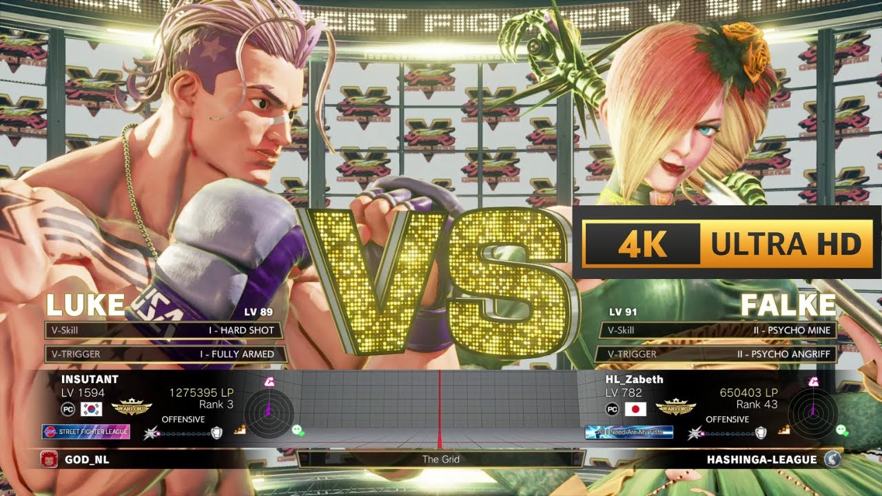 Luke (Warlord) vs Falke (Warlord) | Street Fighter V Champion Edition ...