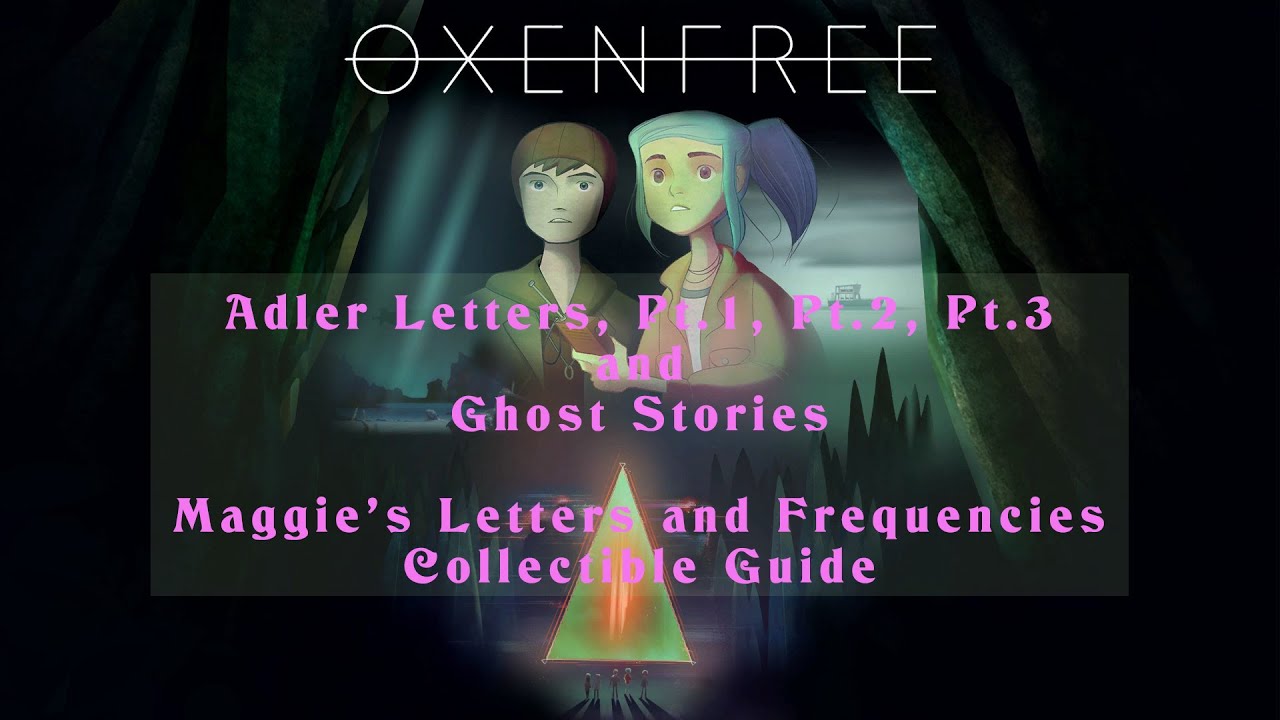 Oxenfree - Maggie's Letters and Frequencies Collectible Guide - Adler ...