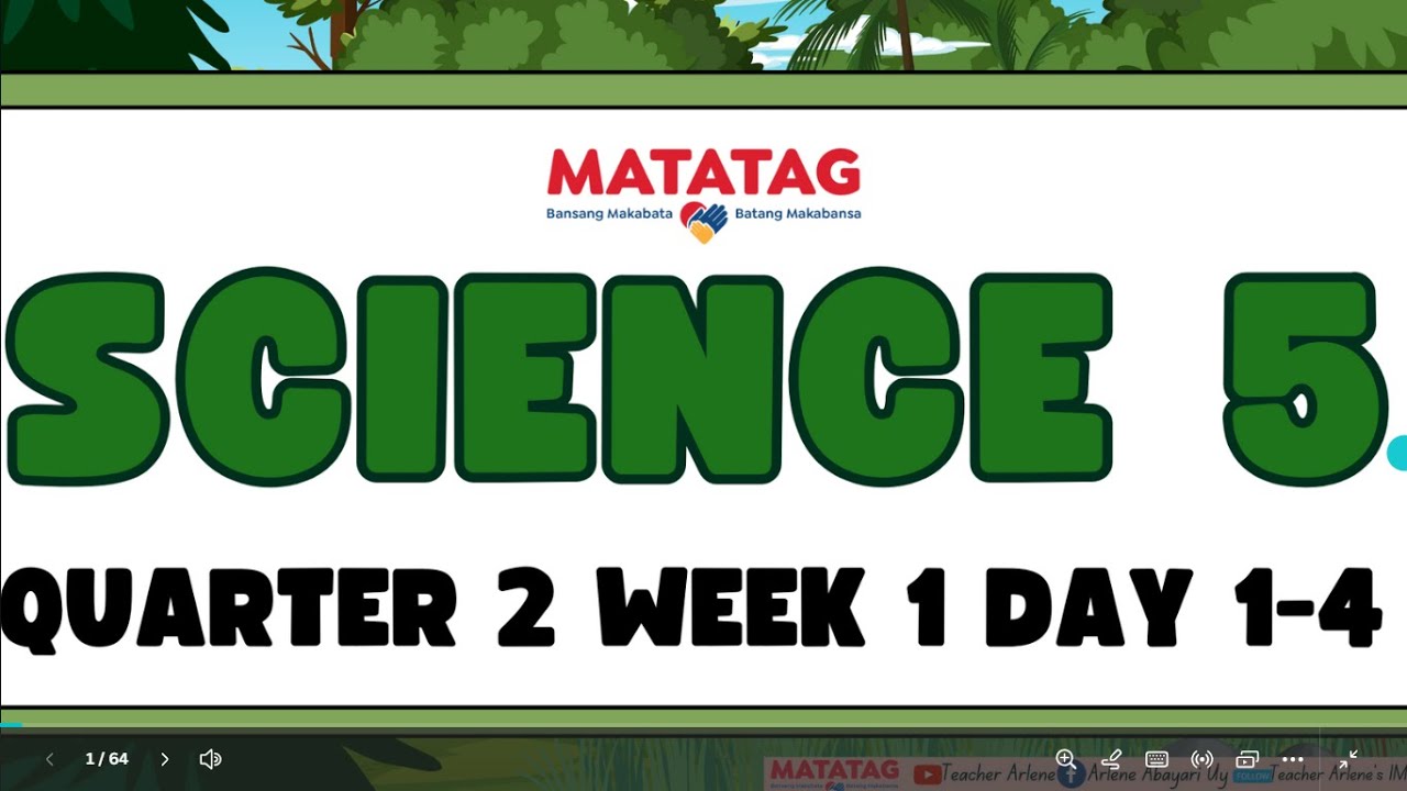 Science 5 Week 1 Day 1 4 Quarter 2 - YouTube