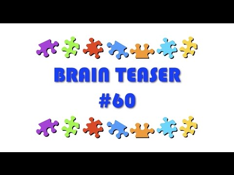 Video Brain Teaser #60 - YouTube