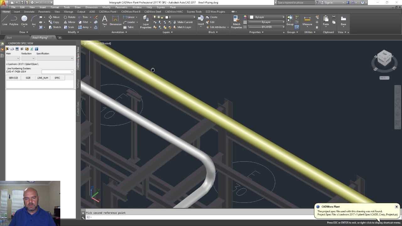 CADWorx Reference Dimension for IsoGen - YouTube