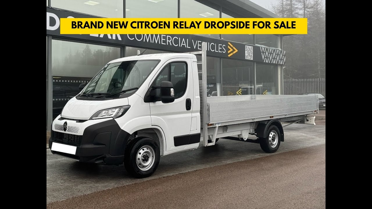 BRAND NEW CITROEN RELAY DROPSIDE FOR SALE - YouTube