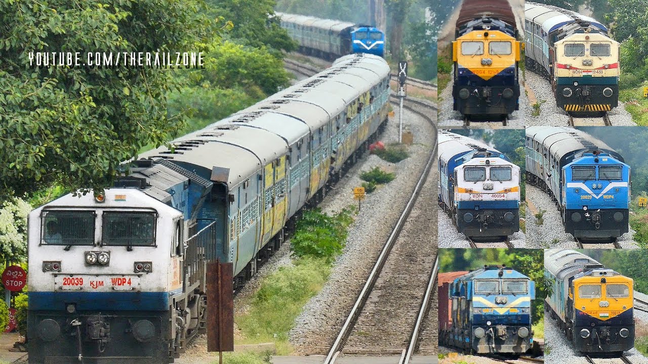 Parallel Entry of Trains | EMD Overloaded | Indian Railways - YouTube