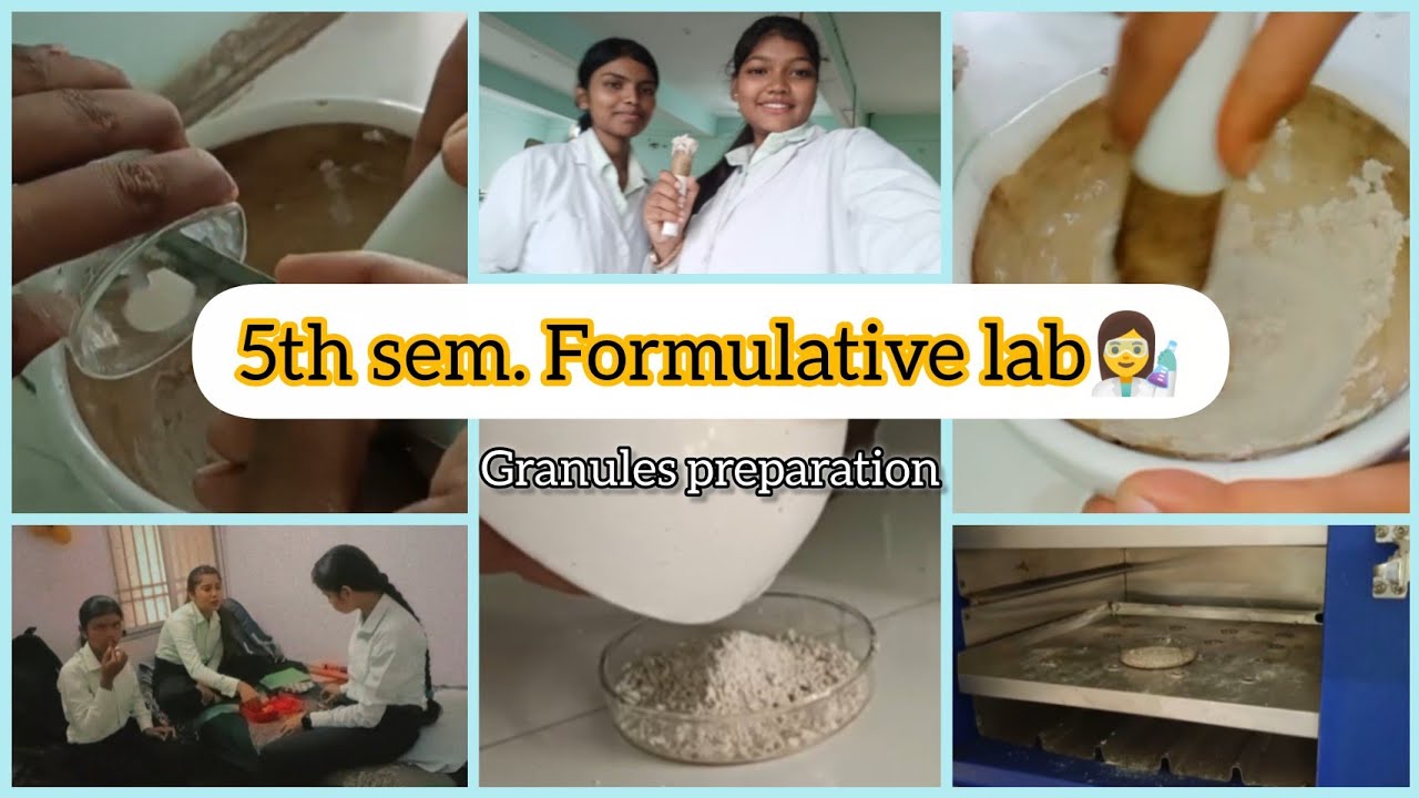 B. Pharma practical vlog🥼🩺Formulative pharmacy lab 📚🧫🧪 - YouTube