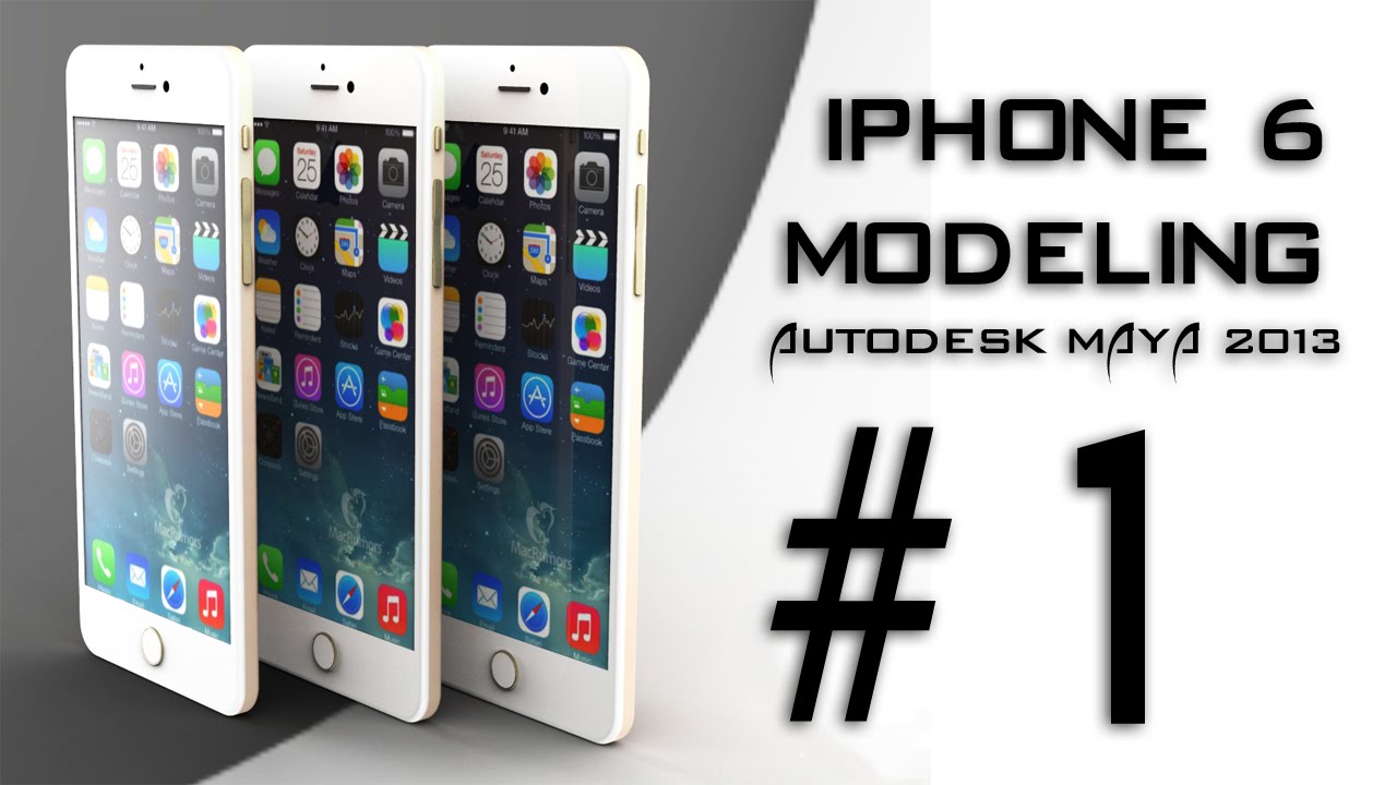 IPhone 6 - 3D Modeling | Part 1 | Modeling Iphone 6 | Tutorial - YouTube