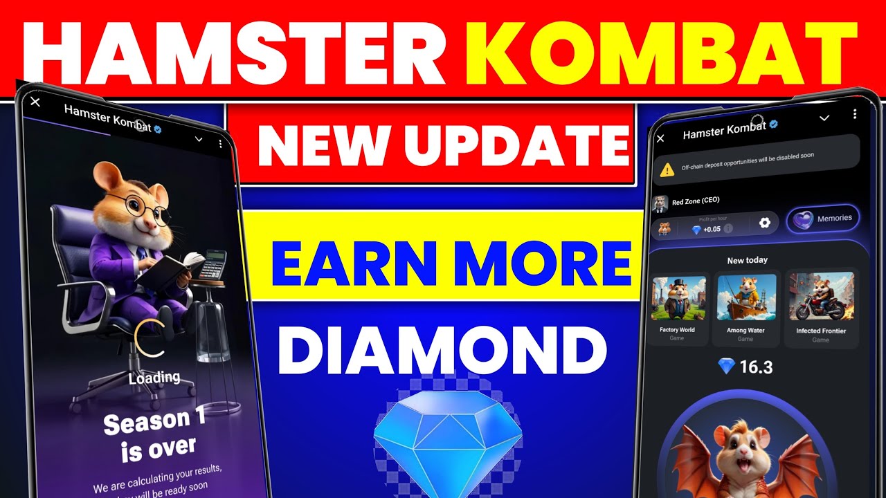 Hamster Kombat Season 2 Launch - Diamond Task | Hamster Kombat New ...