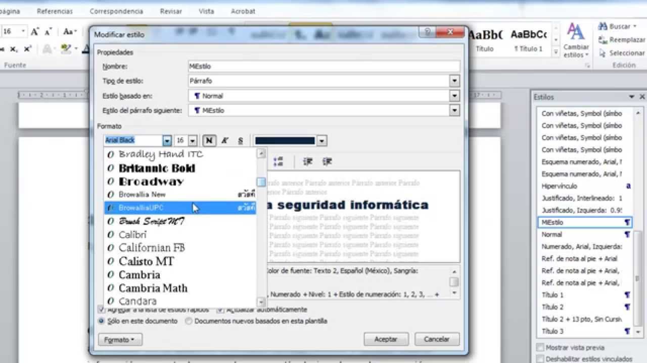 Micro tutorial Word Básico 4 - YouTube