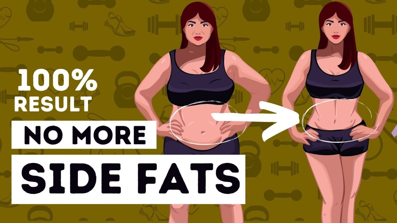 Reduce Your Side Fat at Home 🤗 Lose your Side Fat 😉Say no more Love ...