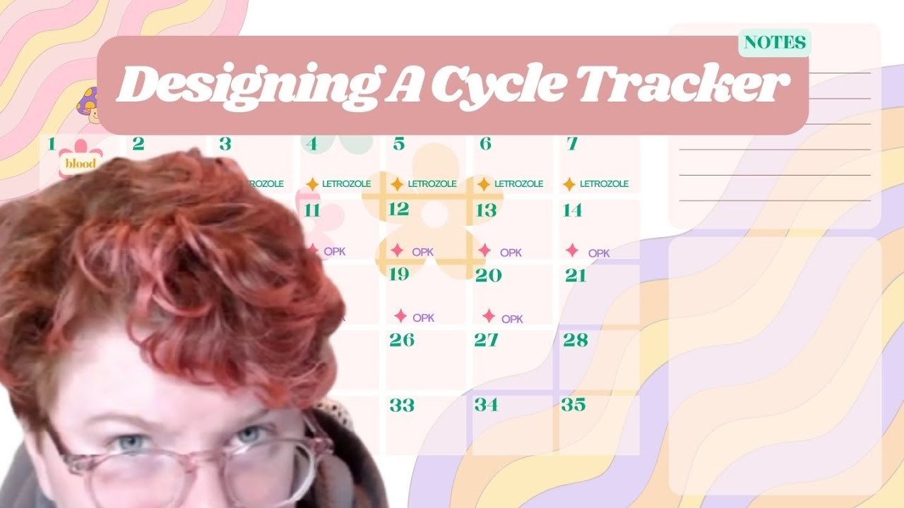 Body Doubling: Making a Cycle Tracking Calendar - YouTube