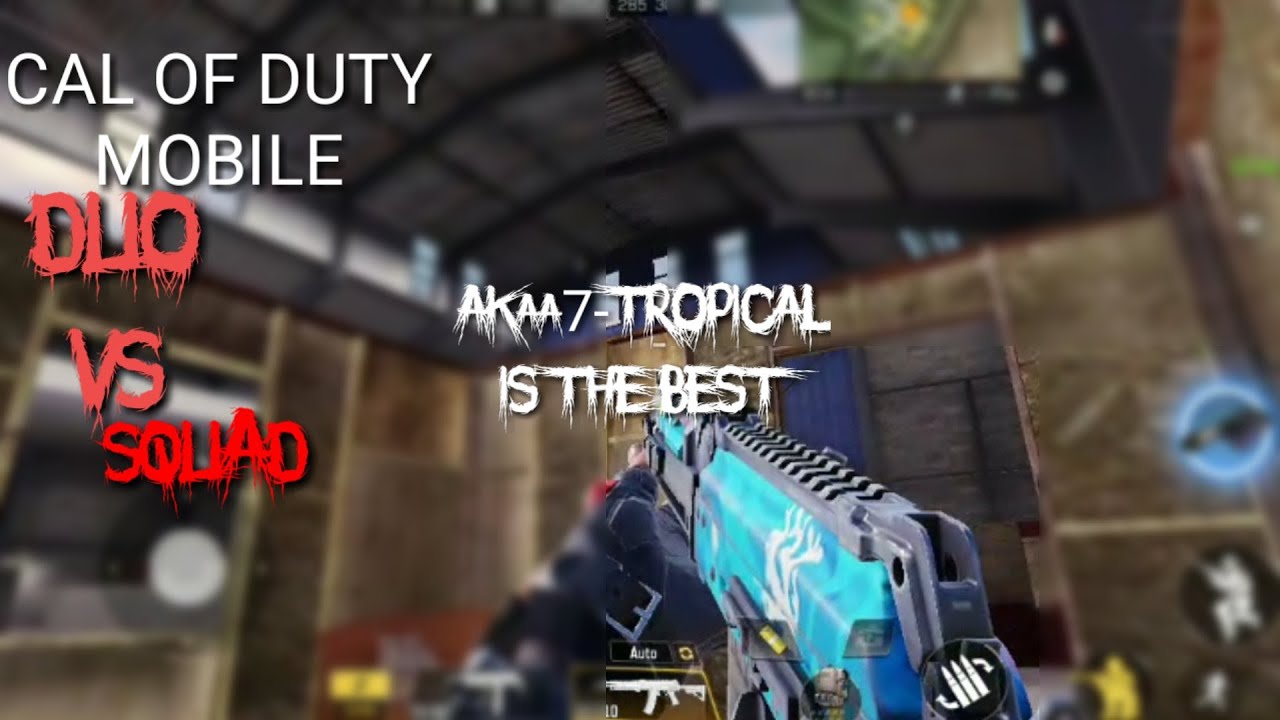 AK117-SKIN TROPICAL|DUOVSSQUAD | BATLE ROYAL | CAL OF DUTY MOBILE - YouTube