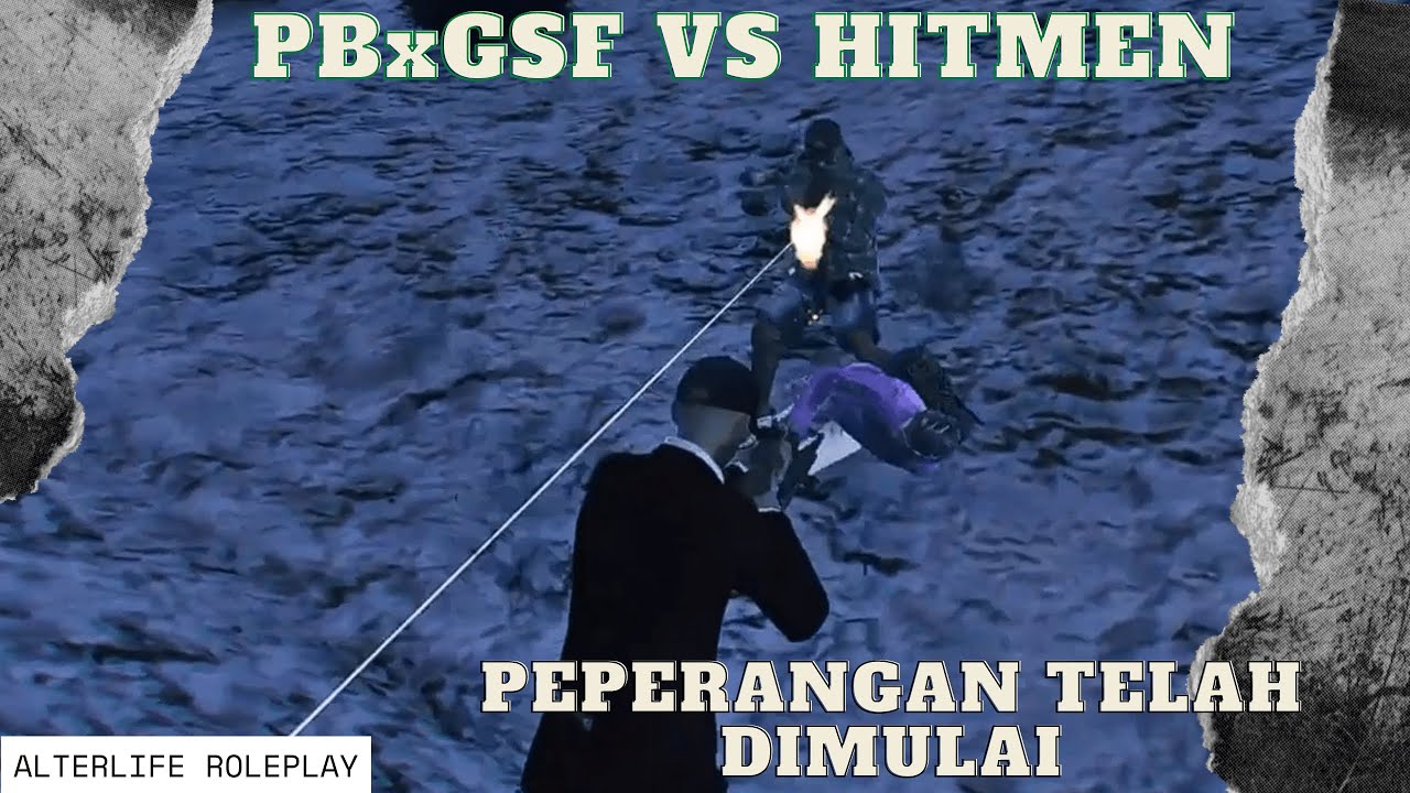 PBxGSF VS HITMEN !!! PEPERANGAN TELAH DIMULAI !!! GTA V ROLEPLAY - YouTube