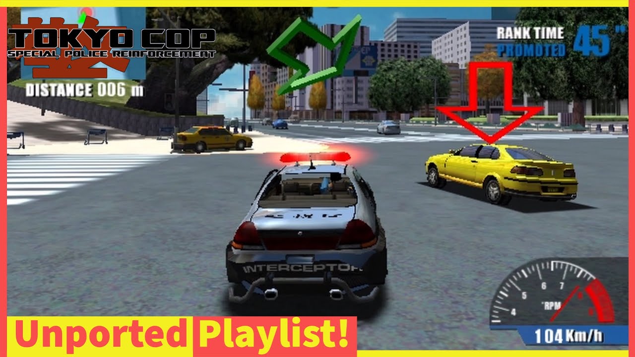 One WILD Arcade Game! Tokyo Cop! Half Racing Game Half Cop Chase Game ...