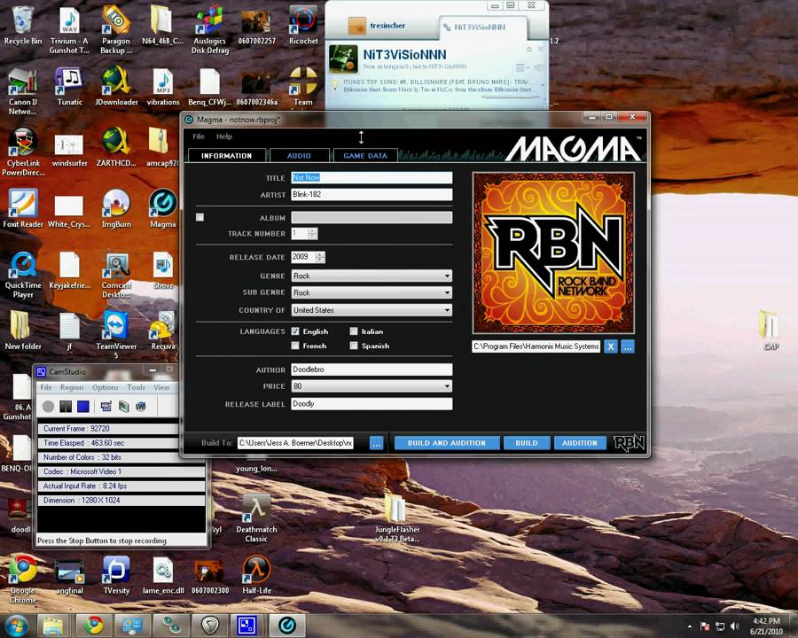 Rock Band Network Charting Tutorial - Part 3 - Exporting & Magma - YouTube