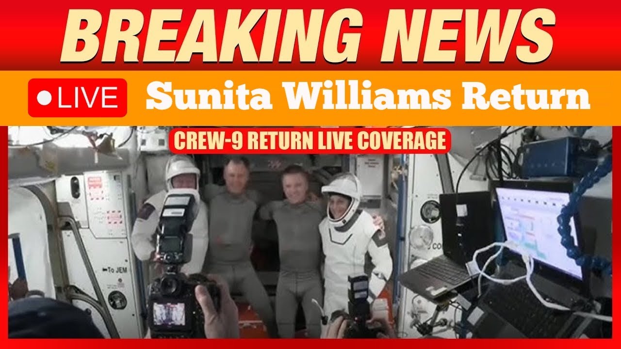 Sunita Williams Return LIVE: 'Butch and Sunita' return to Earth after ...