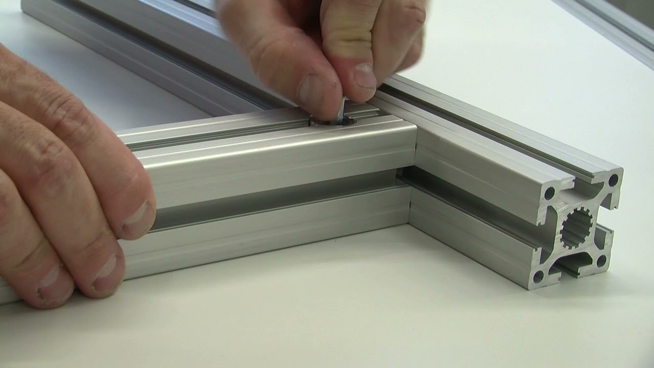 Kanya Aluminium Profile System - How to Connect Profiles Together With ...
