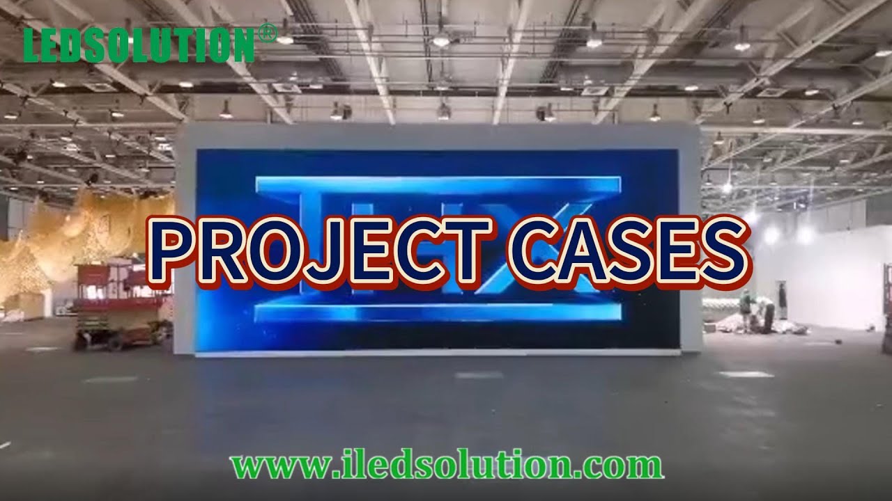LEDSOLUTION P2.6 Rental LED Display Project Case in Europe - YouTube
