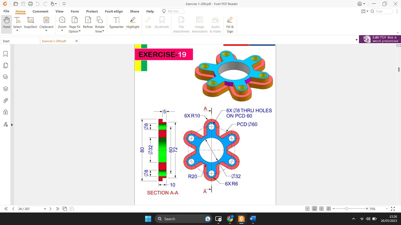 Exercise 19 Inventor - YouTube