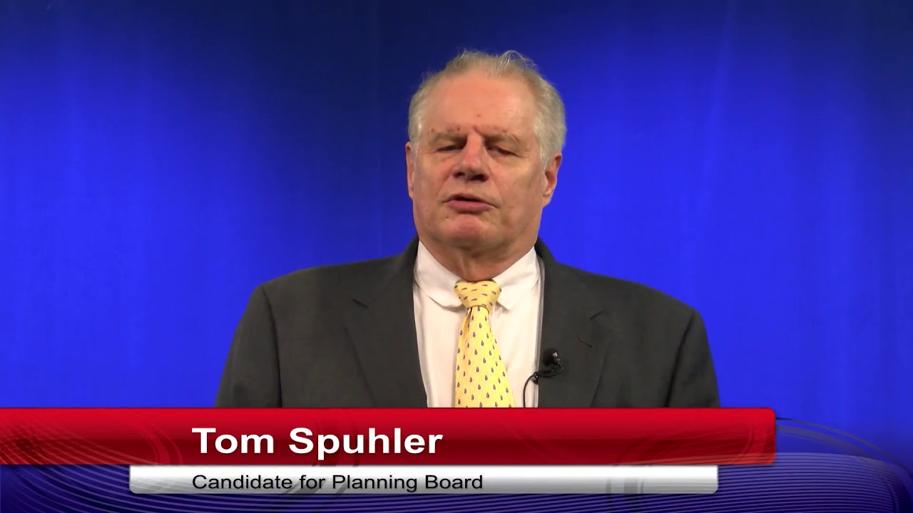 Candidate's Minute - Tom Spuhler for Planning Board | 2017 - YouTube
