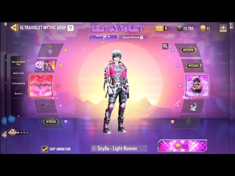 Ultraviolet Mythic Drop | AK-47 Radiance | Scylla Light Runner | COD ...