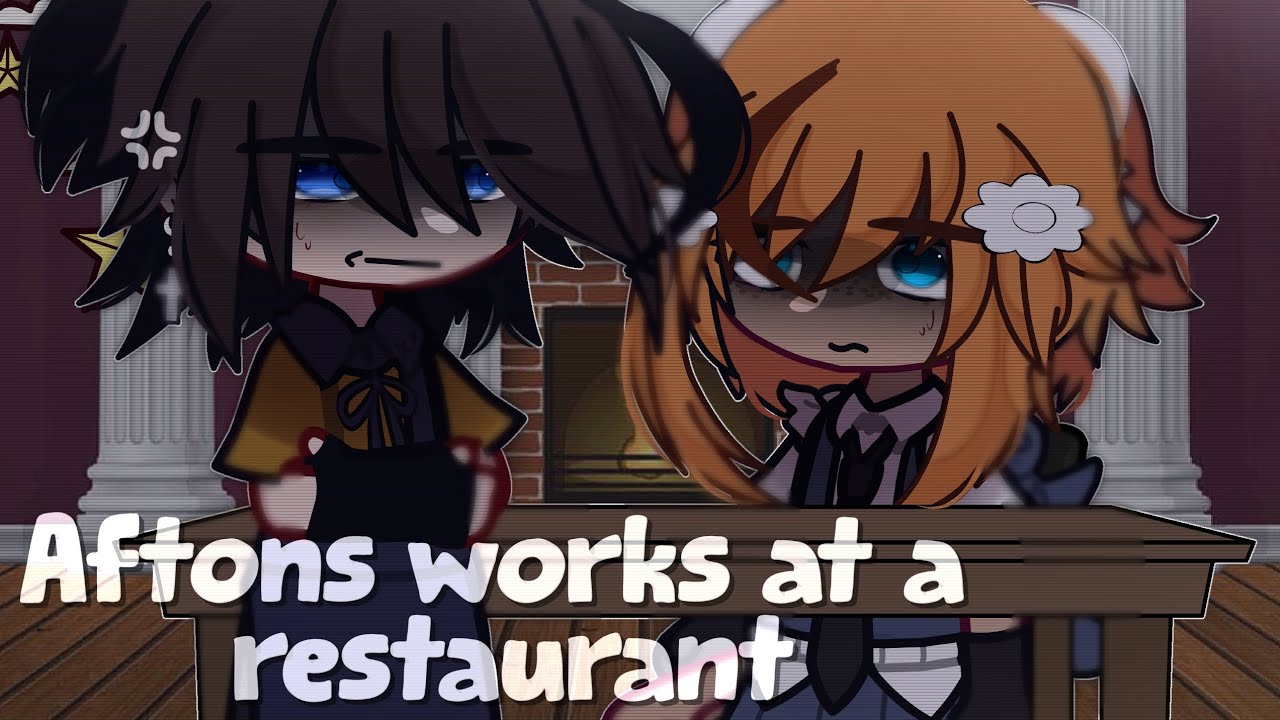 Aftons work at a restaurant || Afton Family || Basically Rein - YouTube