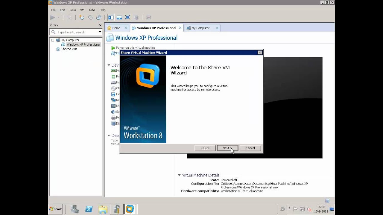 Video VMware Workstation 8 Connect to Server - YouTube