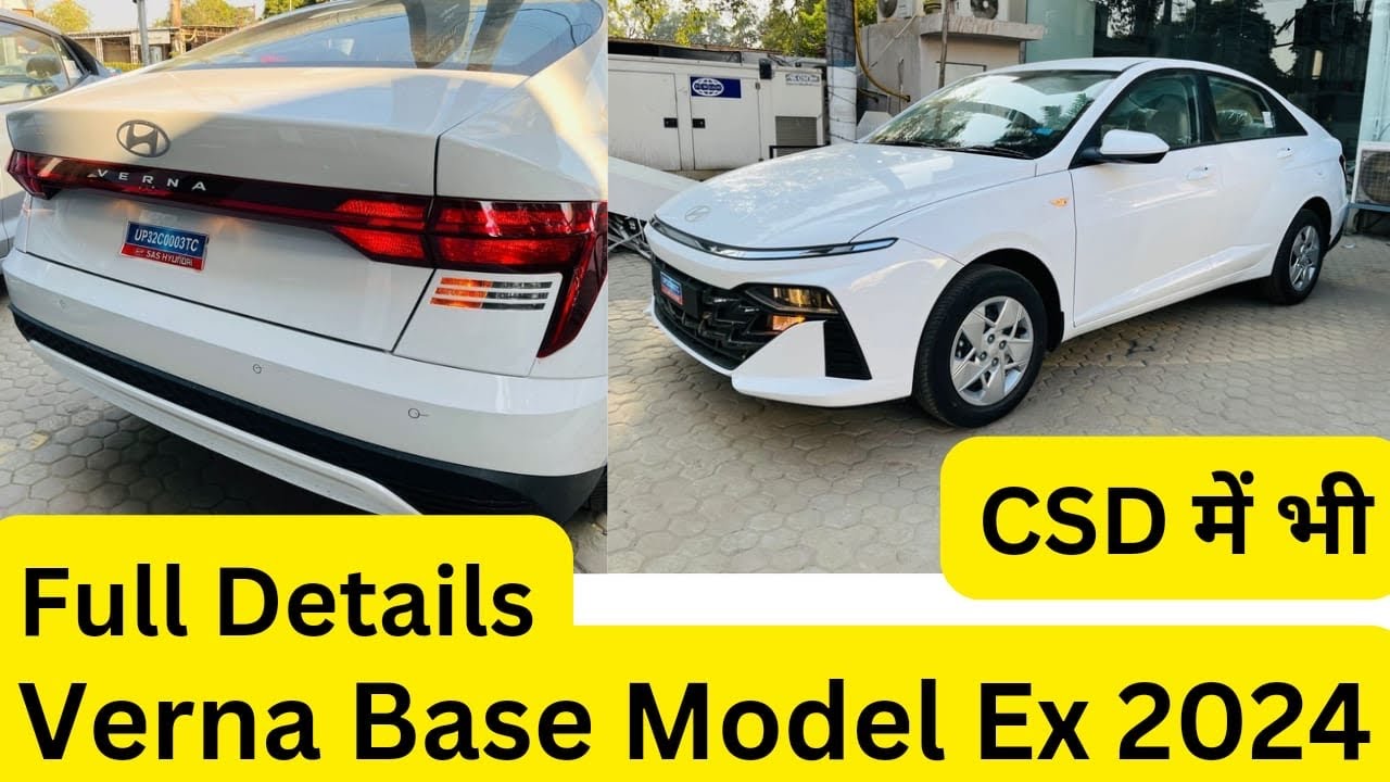Hyundai Verna 2024 Base Model Ex || Verna New Model 2024 Details And ...