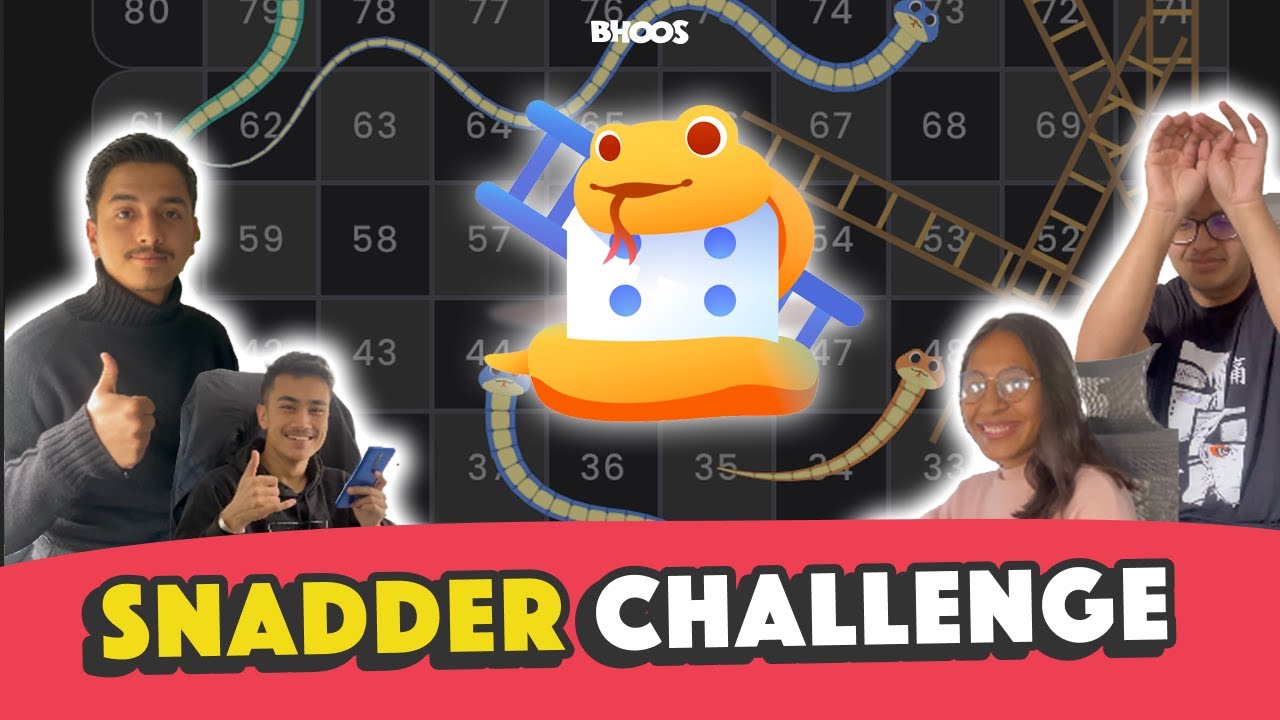 Snadder Challenge | A Snake and Ladder Variant - YouTube