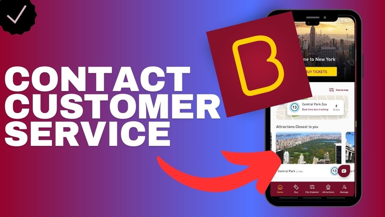 How to contact the customer service in the Big Bus Tours app? - YouTube