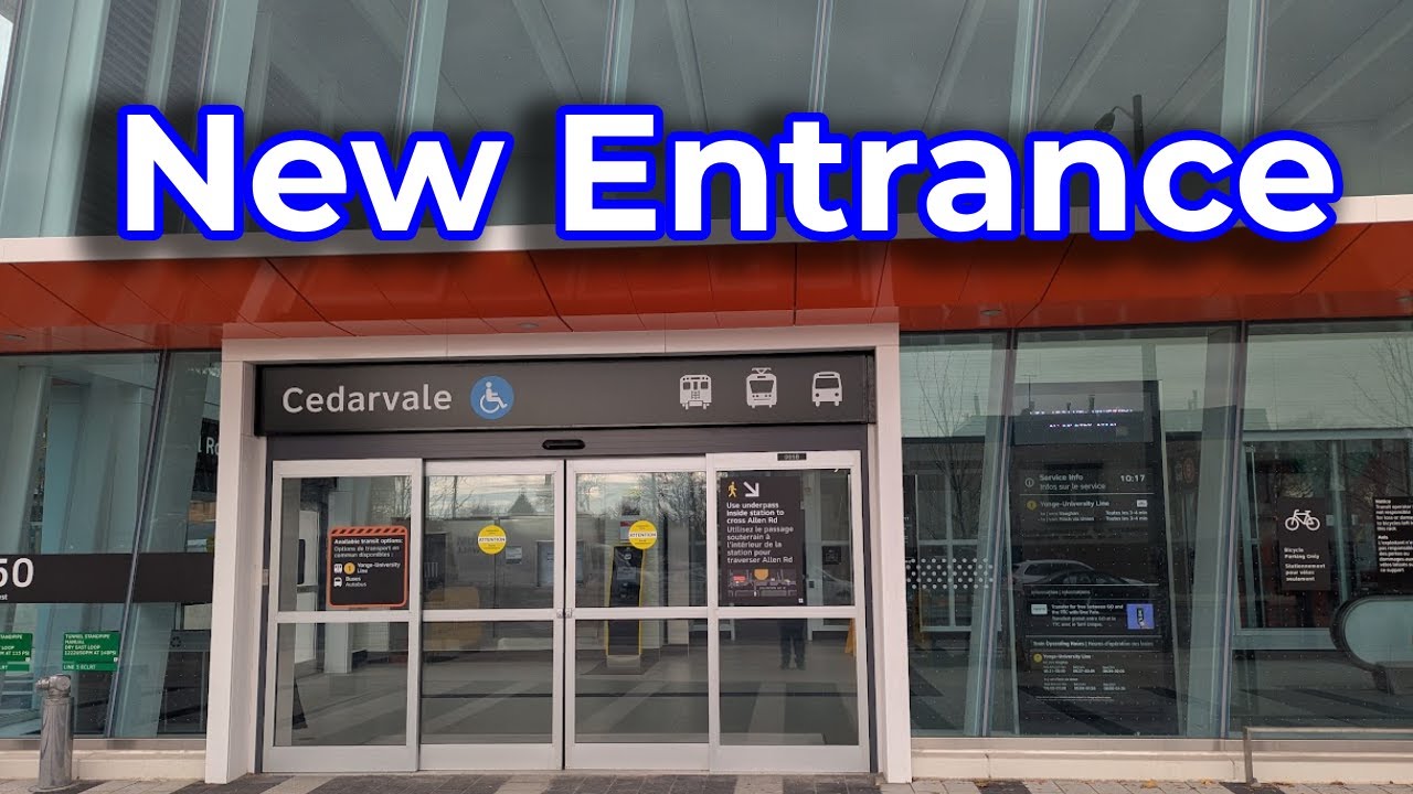 Exploring the NEW Cedarvale TTC Station Entrance & Concourse! - YouTube