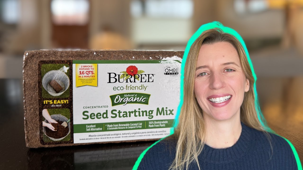 Burpee Coconut Coir Mix: Ultimate Organic Seed Starter Medium - YouTube